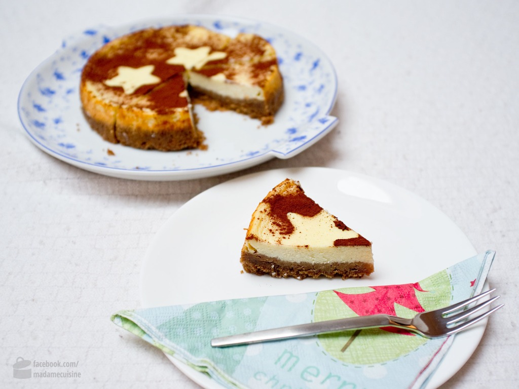 New York Cheesecake auf Spekulatius - Madame Cuisine