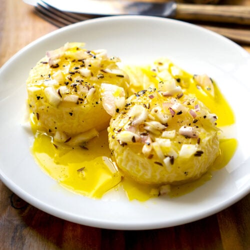 Handkäs mit Musik (in Essig-Öl-Zwiebel Marinade) - Madame Cuisine