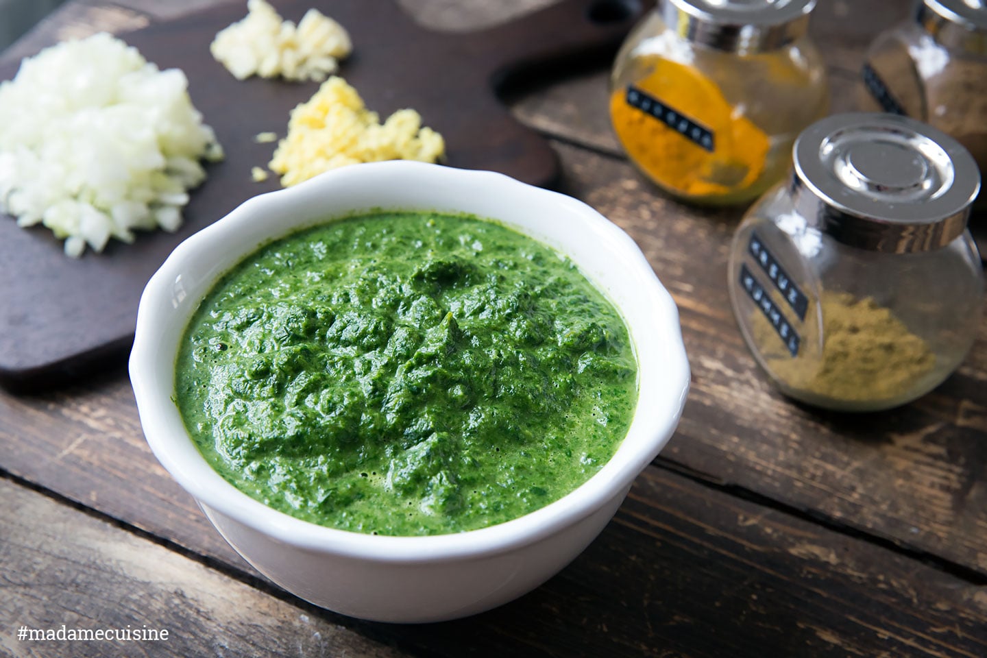 Indisches Spinat-Curry: Palak Paneer - Madame Cuisine