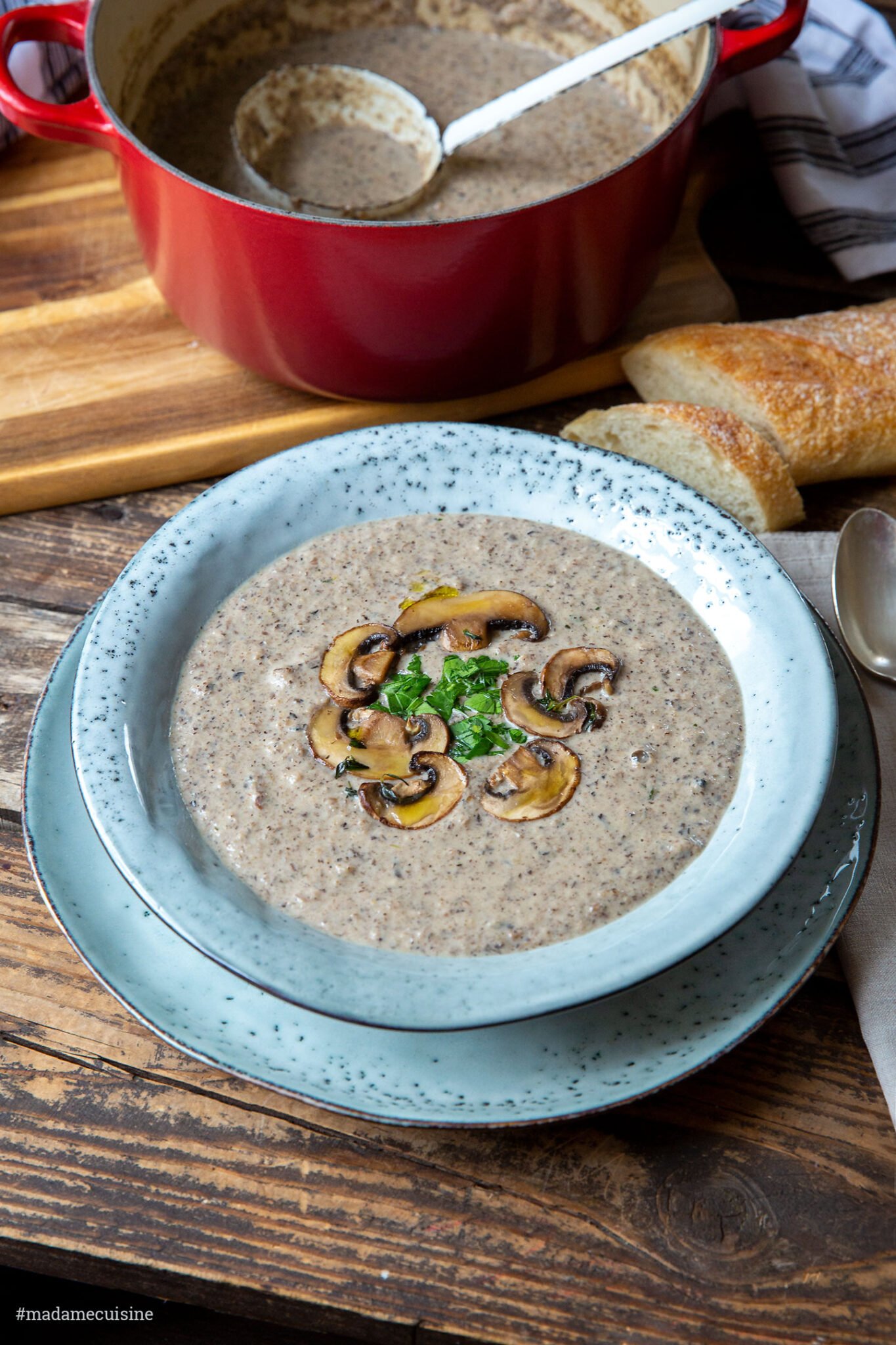 Champignoncremesuppe - Madame Cuisine