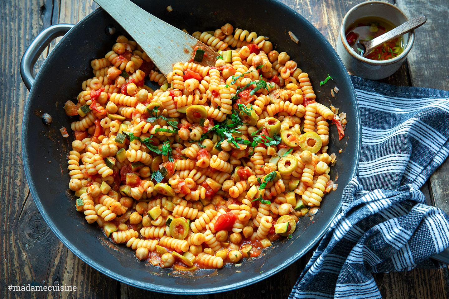 Kichererbsen Mit Pasta