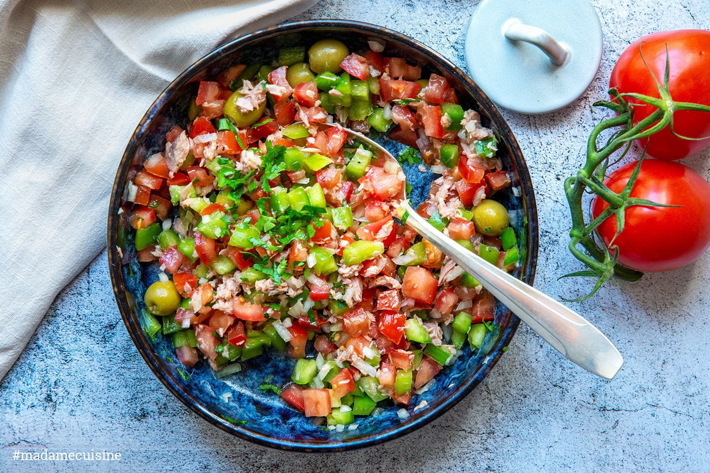 Trampó Mallorquín: Frischer Sommersalat - Madame Cuisine