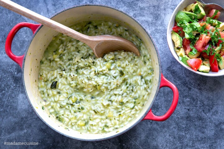 Zucchini-Risotto - Madame Cuisine