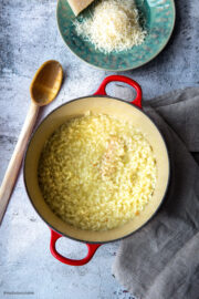 Risotto al Parmigiano (mit Parmesan) - Madame Cuisine