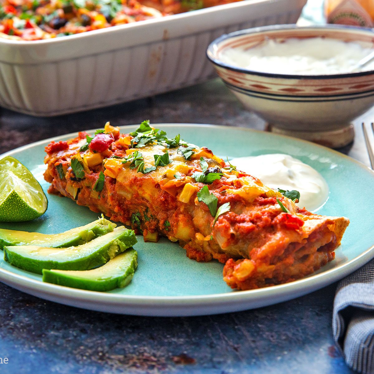 Vegetarische Enchiladas - Madame Cuisine