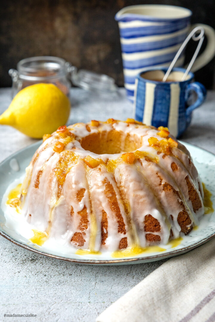 Saftiger Zitronen Ricotta Kuchen